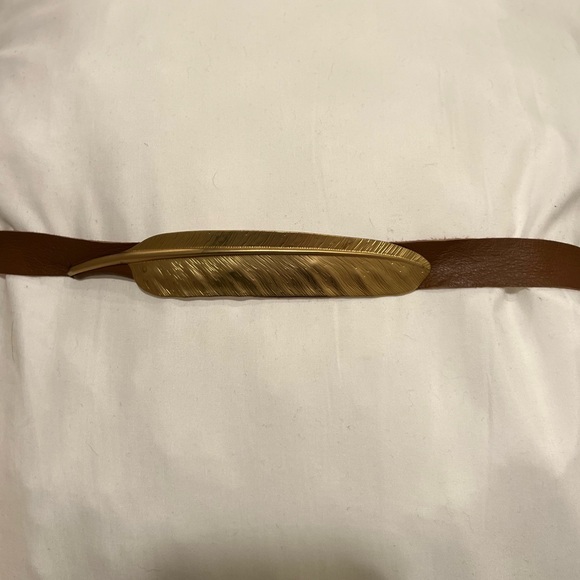 Accessories | Sheep Leather Statement Belt With Gold | Poshmark